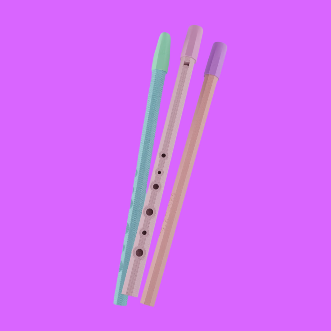 Tele Tunes 3D Printable Collapsible Flute 3d files and stl's